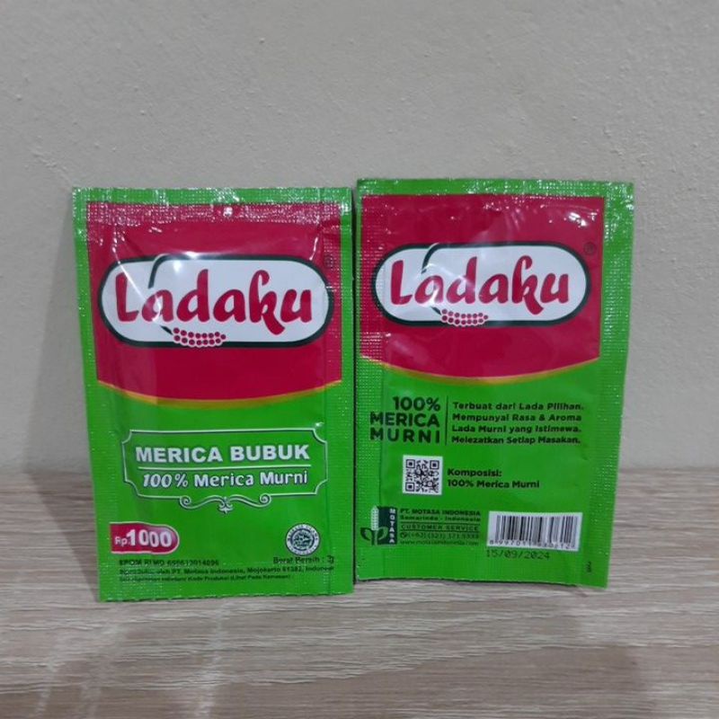 Jual ladaku dan palma merica bubuk praktis serbaguna 12 sachet | Shopee ...