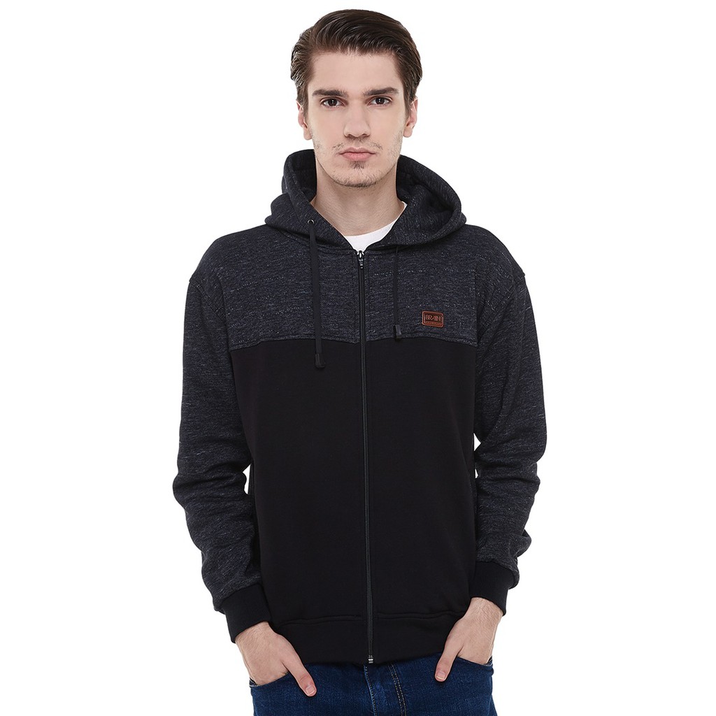 Jual Original Brain Clothing Zipper Hoodie Pria VOLAND Hitam | Shopee ...