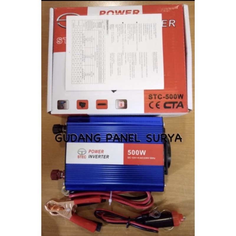 Jual Power Inverter STEC STC DC to AC 500Watt 12V 500W Modif 500 W ...