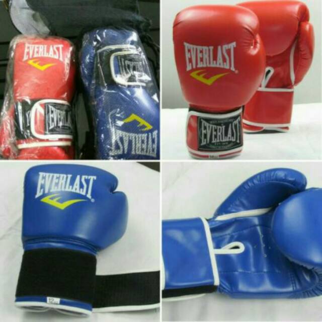Jual Sarung Tinju Everlast Boxing Gloves MMA Muaythai Training | Shopee ...