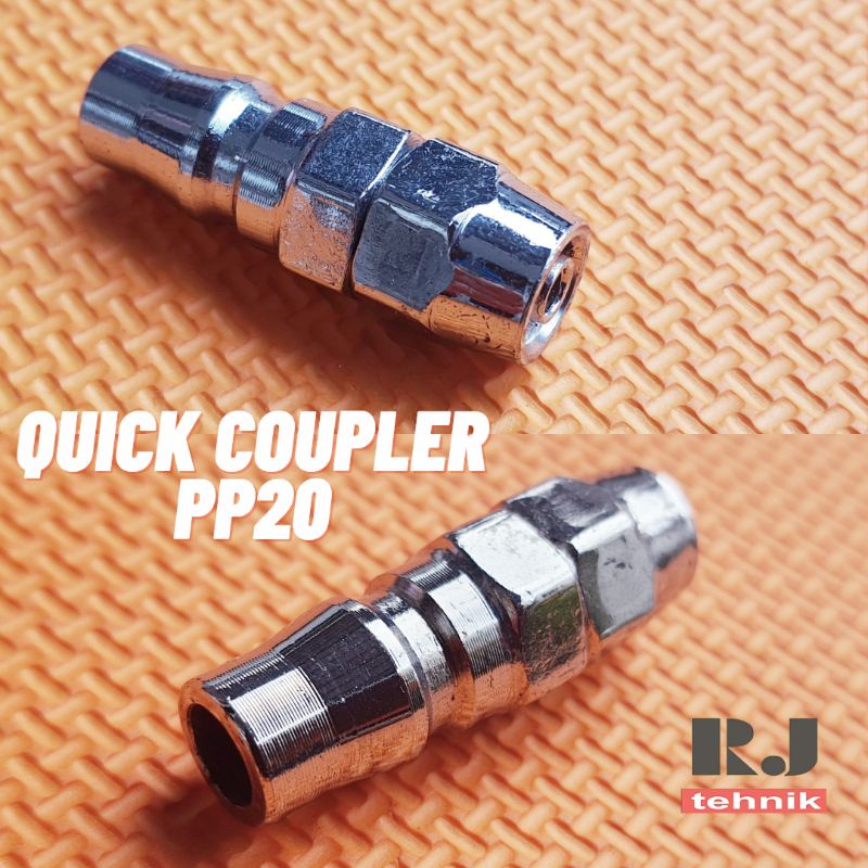 Jual Hose Quick Coupler PP20 Sambungan Selang Kompresor Recoil Cuk ...