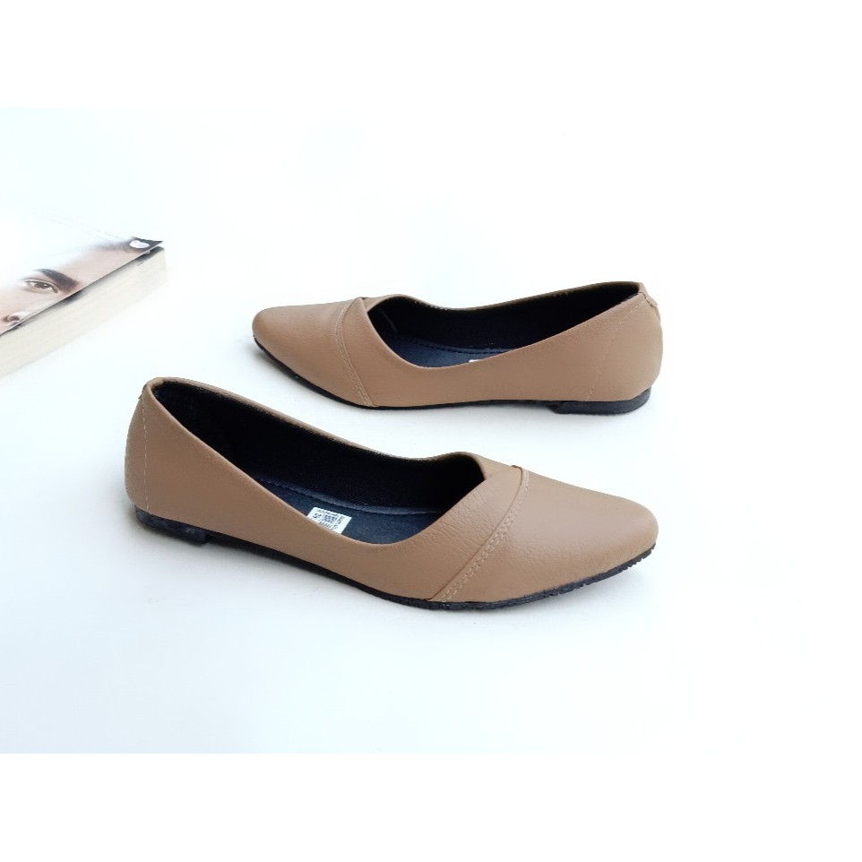 Jual Sepatu Wanita Flat Shoes Pansus Pentopel Sepatu Kerja Wanita - H07 ...