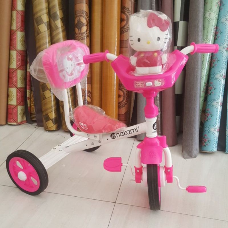 Jual Sepeda Roda Tiga 3 Nakami Hello Kitty/Disney/Sanrio | Shopee Indonesia