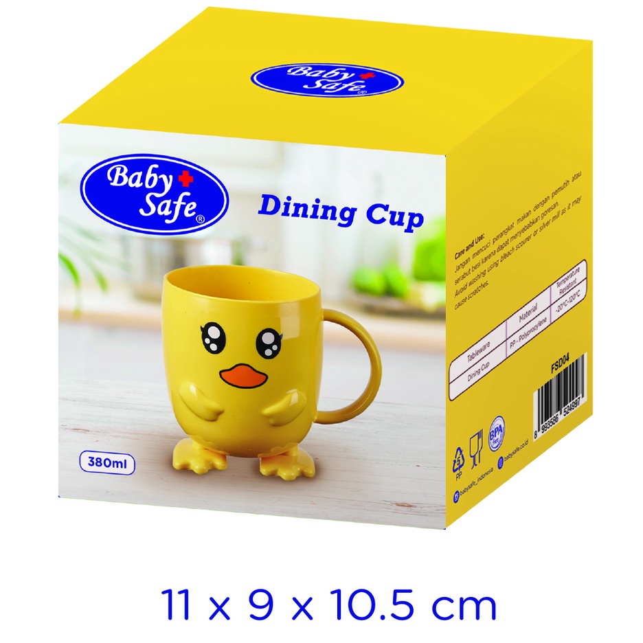 Jual MAK313 BABY SAFE DINING CUP DUCK GELAS MINUM ANAK 380ML FSD04 ...