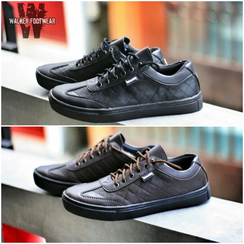 Jual Sepatu Sneakers Casual Pria Walkers Sepatu Kuliah Kerja Nongkrong | Shopee Indonesia
