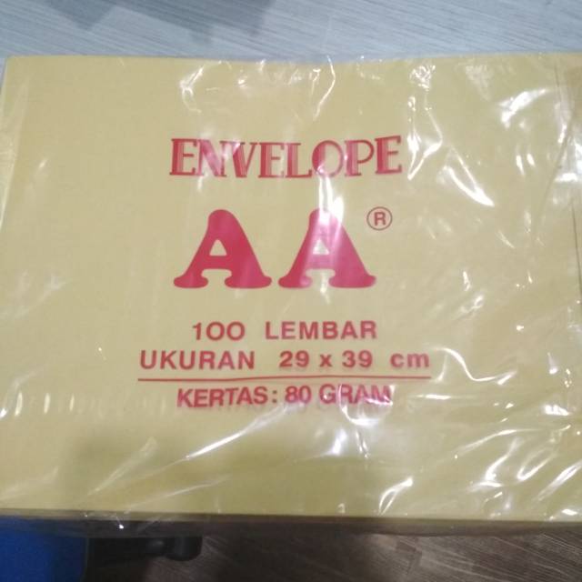 Jual Amplop Coklat Map AA 100 Lembar | Shopee Indonesia
