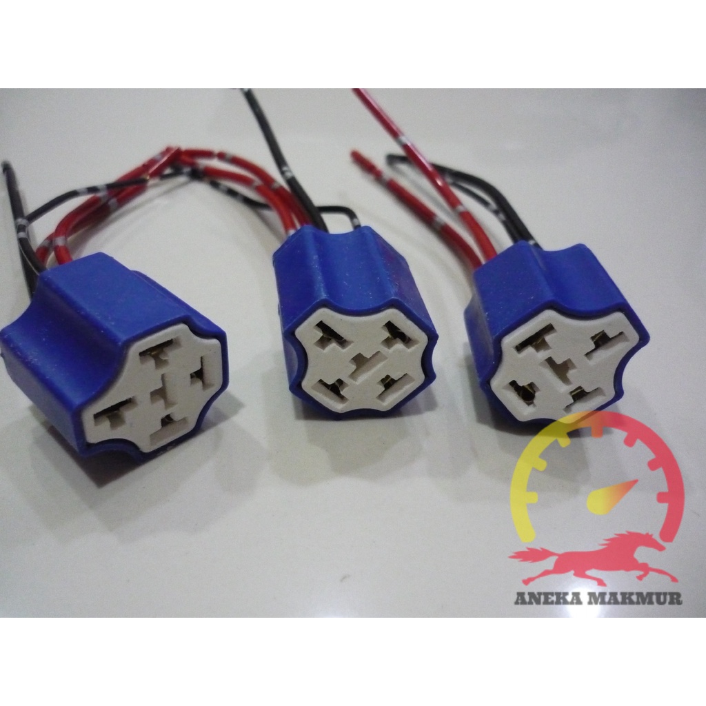 Jual SOCKET RELAY CERAMIC - SOKET RELAY KERAMIK KLAKSON LAMPU KAKI 4 ...
