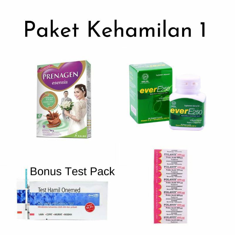 Jual PROMIL EVER-E FOLAVIT PRENAGEN ESENSIS FREE TESPEK | Shopee Indonesia