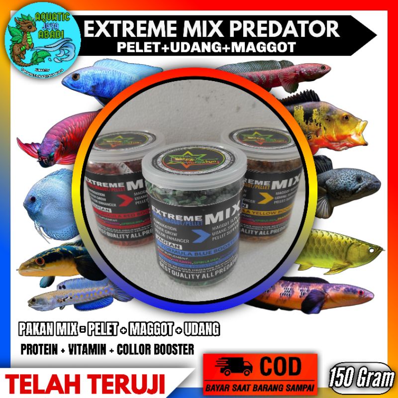 Jual EXTREME MIX PAKAN CAMPUR MAGIC MIX 150 GRAM | Shopee Indonesia