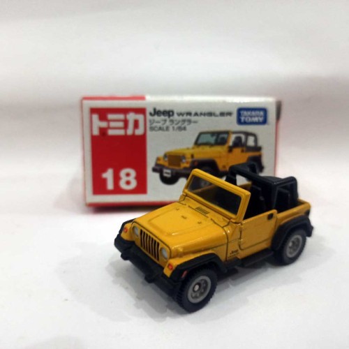Jual Jeep WRANGLER #18 scale 1/64 by Tomica regularE | Shopee Indonesia
