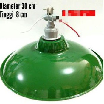 Jual KAP LAMPU GANTUNG JALAN OUTDOOR ANTI AIR WD HIJAU E27 SET FITTING BESI | Shopee Indonesia