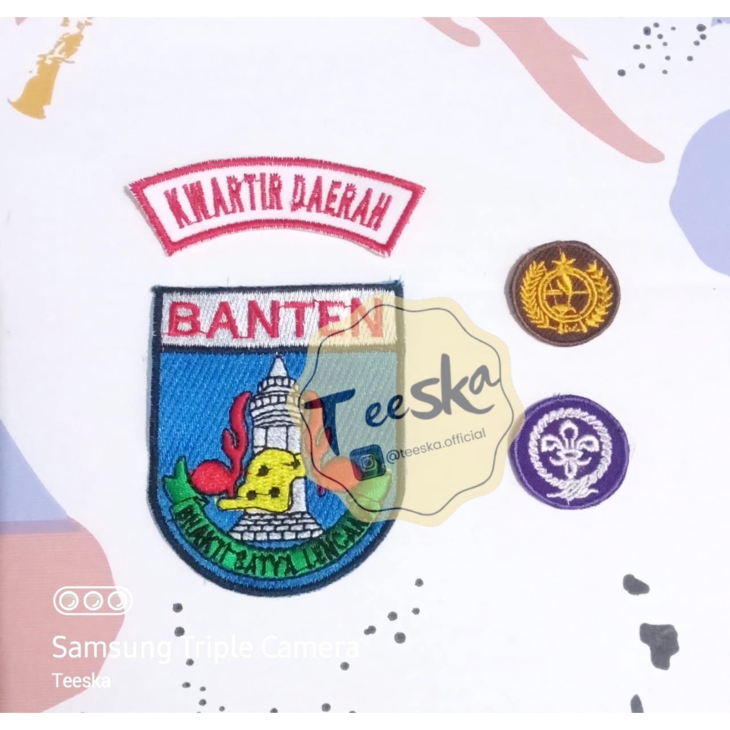 Jual Set Atribut Seragam Pramuka Logo Tunas Kelapa dan Wosm, Logo ...