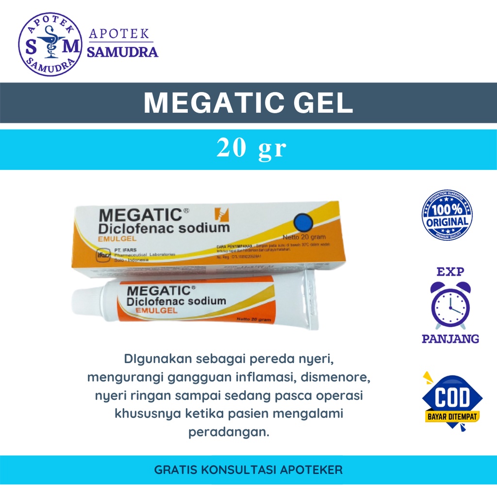Jual MEGATIC SALEP - 20 gr - untuk meringankan rasa nyeri dan ...