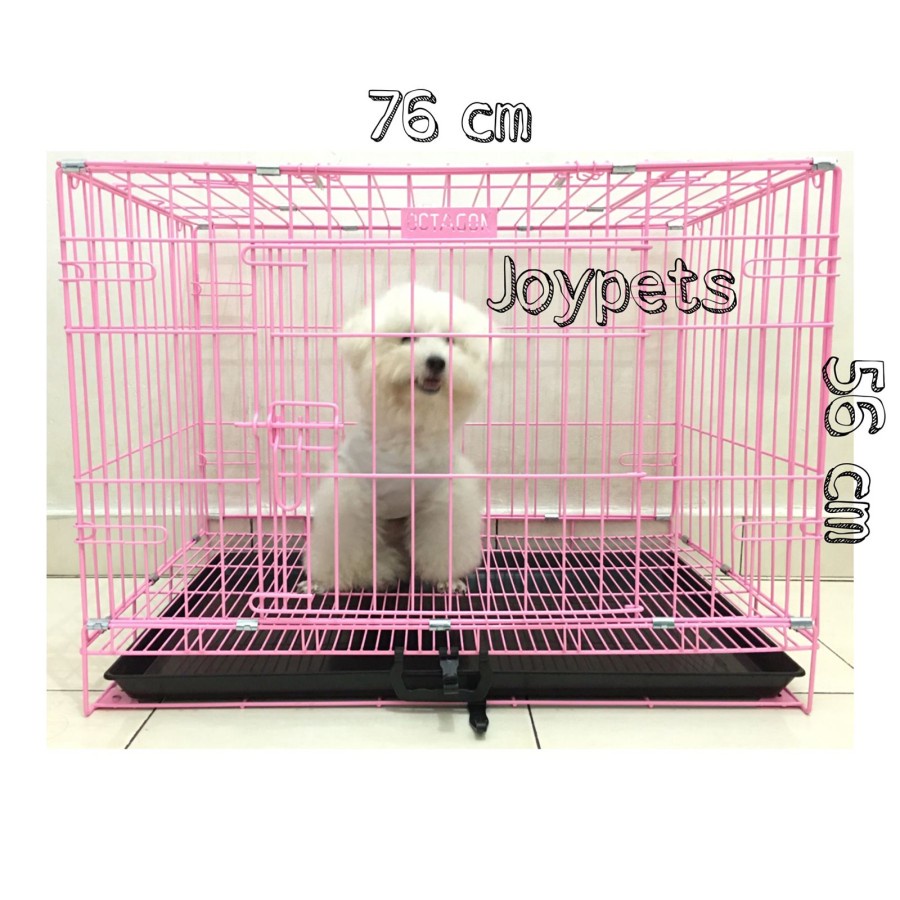 Jual Kandang Anjing Kucing Kelinci Octagon Type K-250 Warna Pink Besi ...