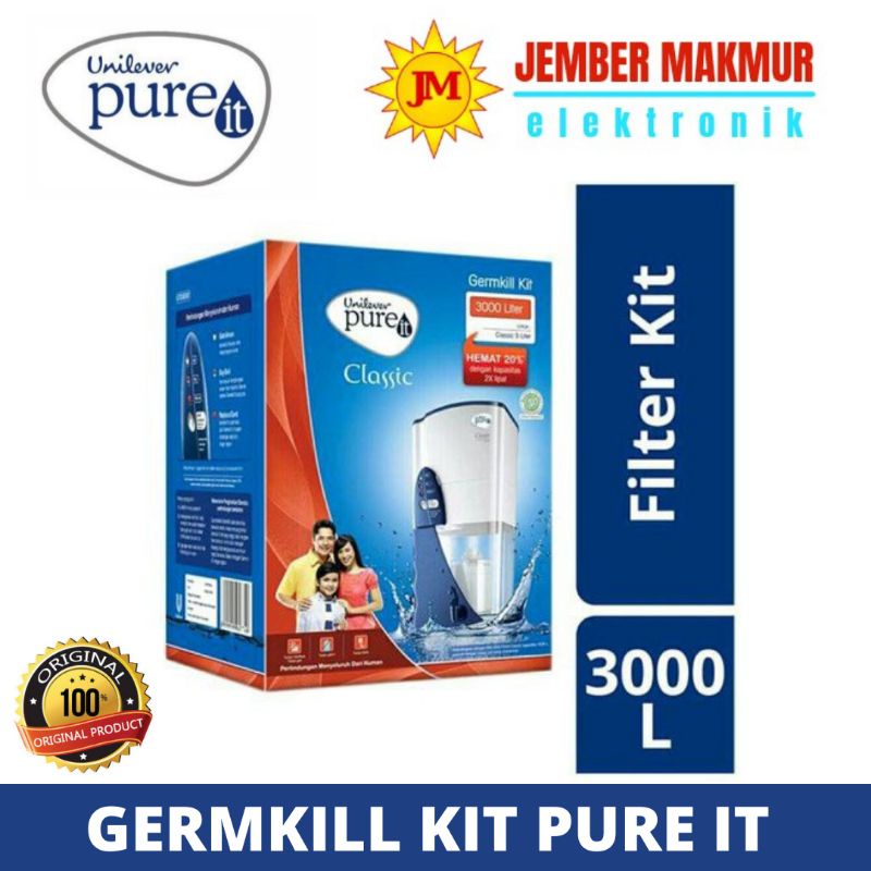 Jual PURE IT FILTER KIT 3000 L Refill Germkill Kit germ kill GKK FILTER ...