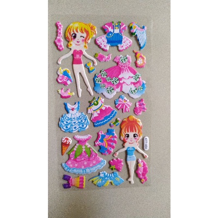 Jual Stiker timbul DRESS UP / BAJU 10x18cm | Shopee Indonesia