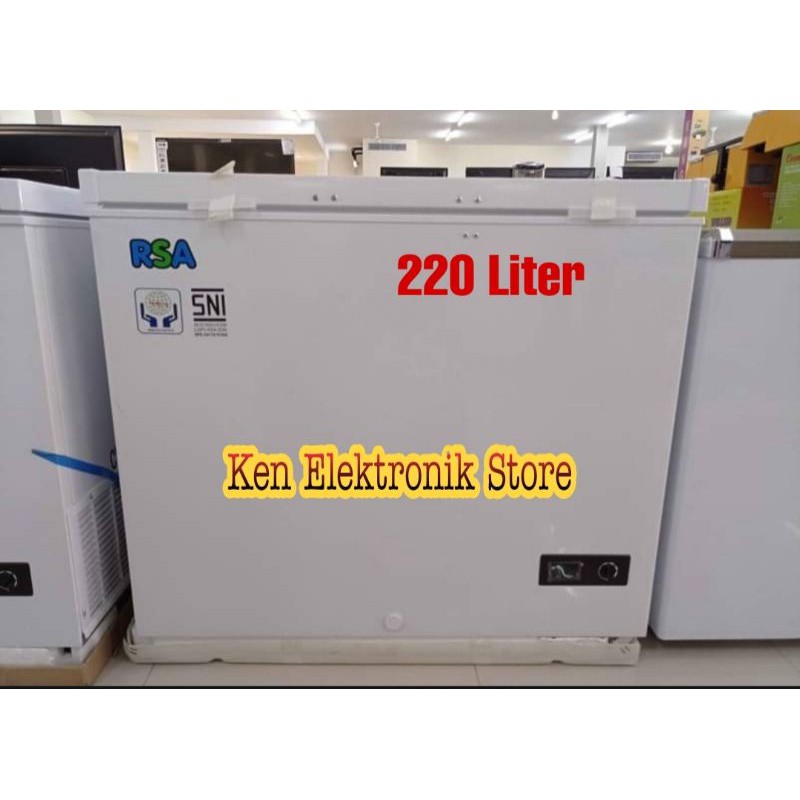 Jual CHESTRSA CF 220 FREEZER BOX 220 LITER LEMARI PEMBEKU GARANSI RESMI ...