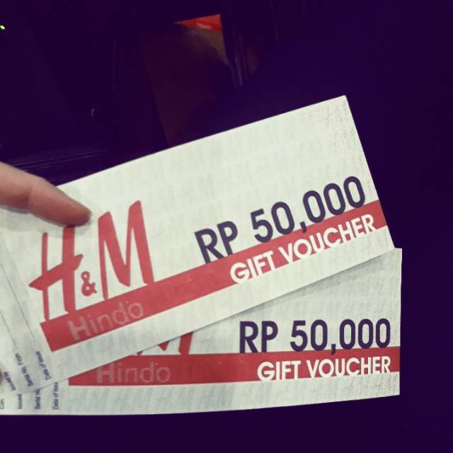 Jual Voucher h&m senilai Rp. 500.000 (10 lembar @50.000) | Shopee Indonesia