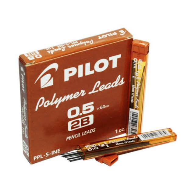 Jual Isi Pensil Pilot 2B 0.5 / Pilot Polymer Leads / Pencil Leads 2B ...