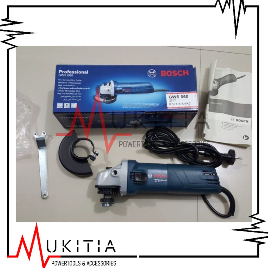 Jual Mesin Gerinda 4” Bosch GWS060 Bosch Angle Grinder 4 inch GWS 060 ...