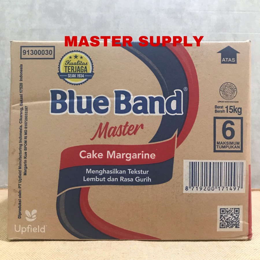 Jual BLUE BAND MASTER CAKE MARGARINE 1 DUS 15 KG / KHUSUS GRAB GOJEK | Shopee Indonesia