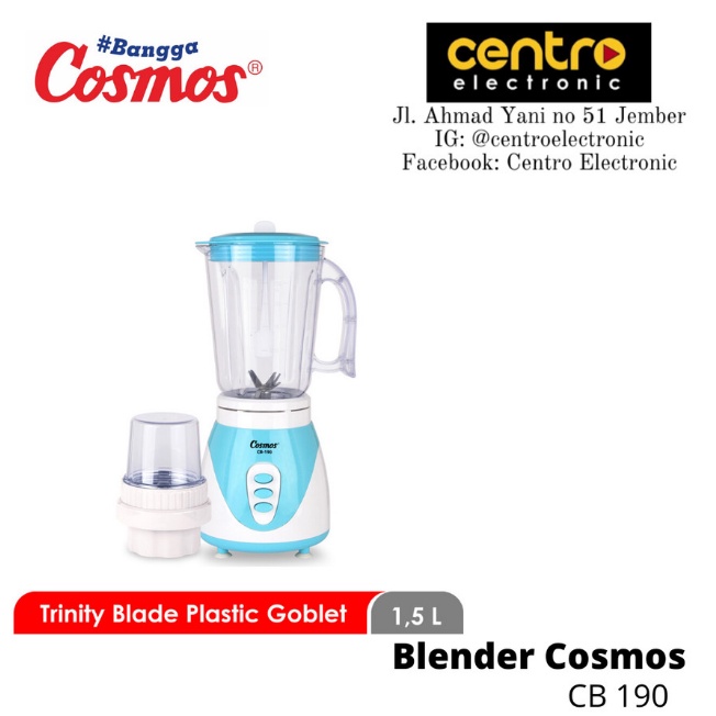Jual COSMOS BELNDER 1,5 LITER CB 190 | Shopee Indonesia