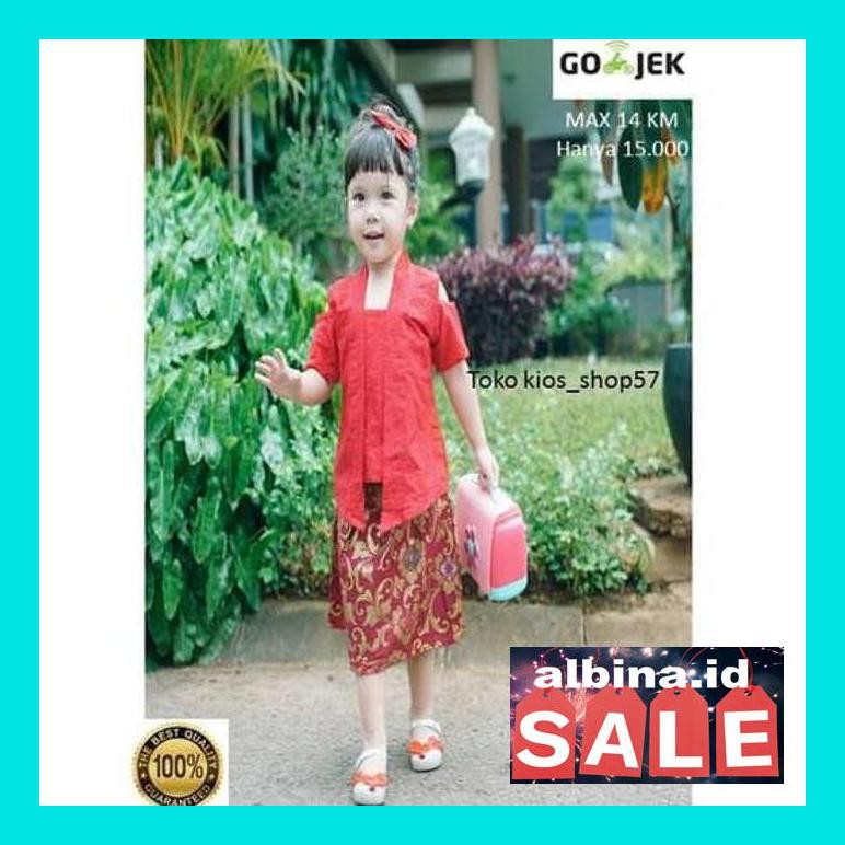 Jual Af78Tad Welans Batik - Kebaya Anak - Kutu Baru - Sabrina Lp04 - 1-2 Tahun, Hijau Tosca ...