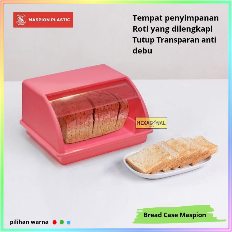 Jual Tempat Roti Maspion / tempat penyimpanan makanan | Shopee Indonesia