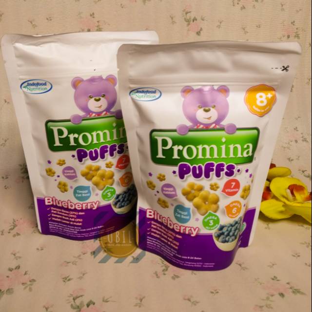Jual Promina Puffs 8+ Strawberry Apple / Blueberry / Pisang / Sweet ...