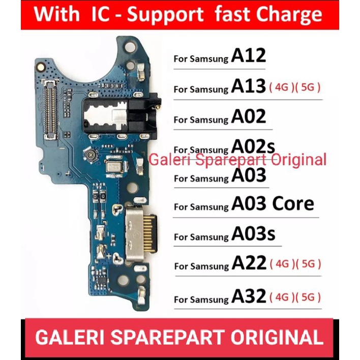 Jual KONEKTOR CAS PCB MAINBOARD CHARGER SAMSUNG A12 A02 A13 A02s A03 A03 Core A03s A22 A33 4G 5G ...