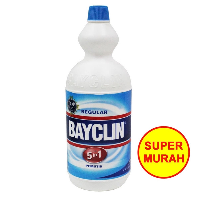 Jual Bayclin Cairan Pemutih Regular (Bleach) Botol 1000 ml (1 liter ...