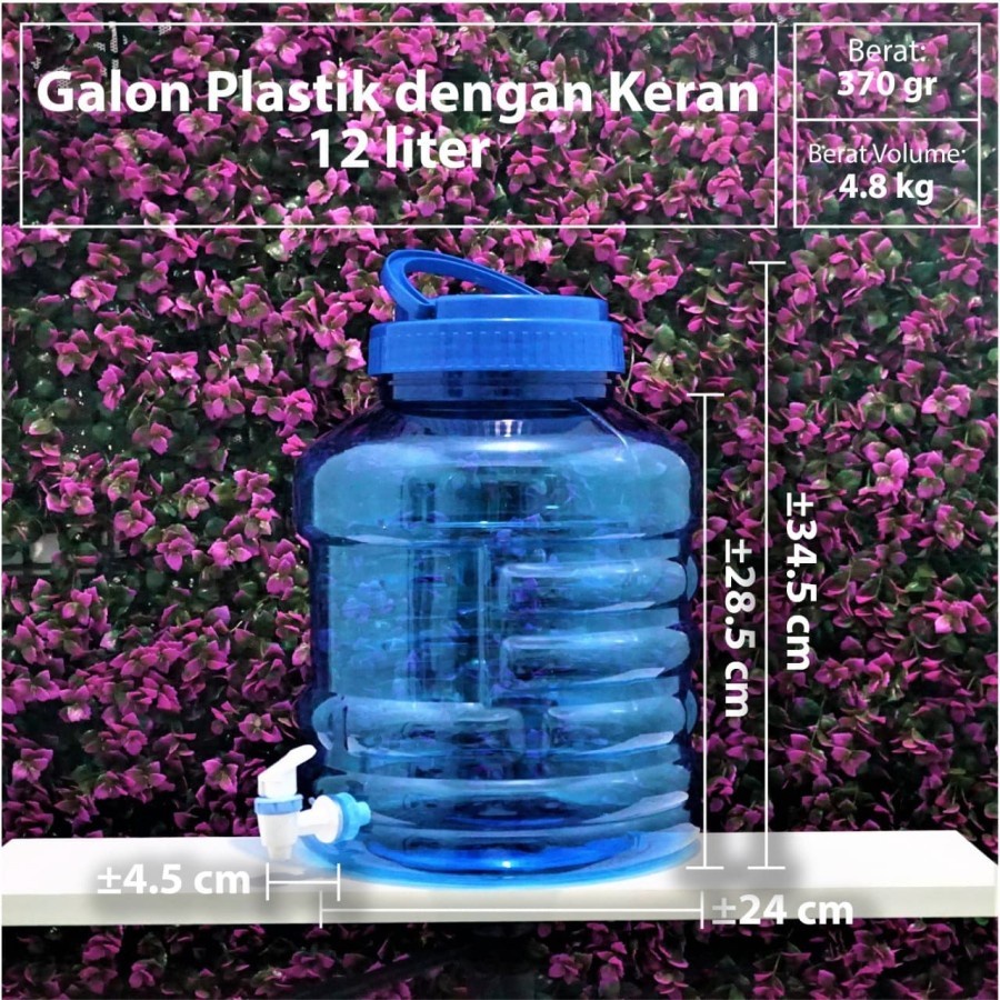 Jual Galon Air Minum - Galon Kran - Dispenser Mini - 12 Liter | Shopee ...
