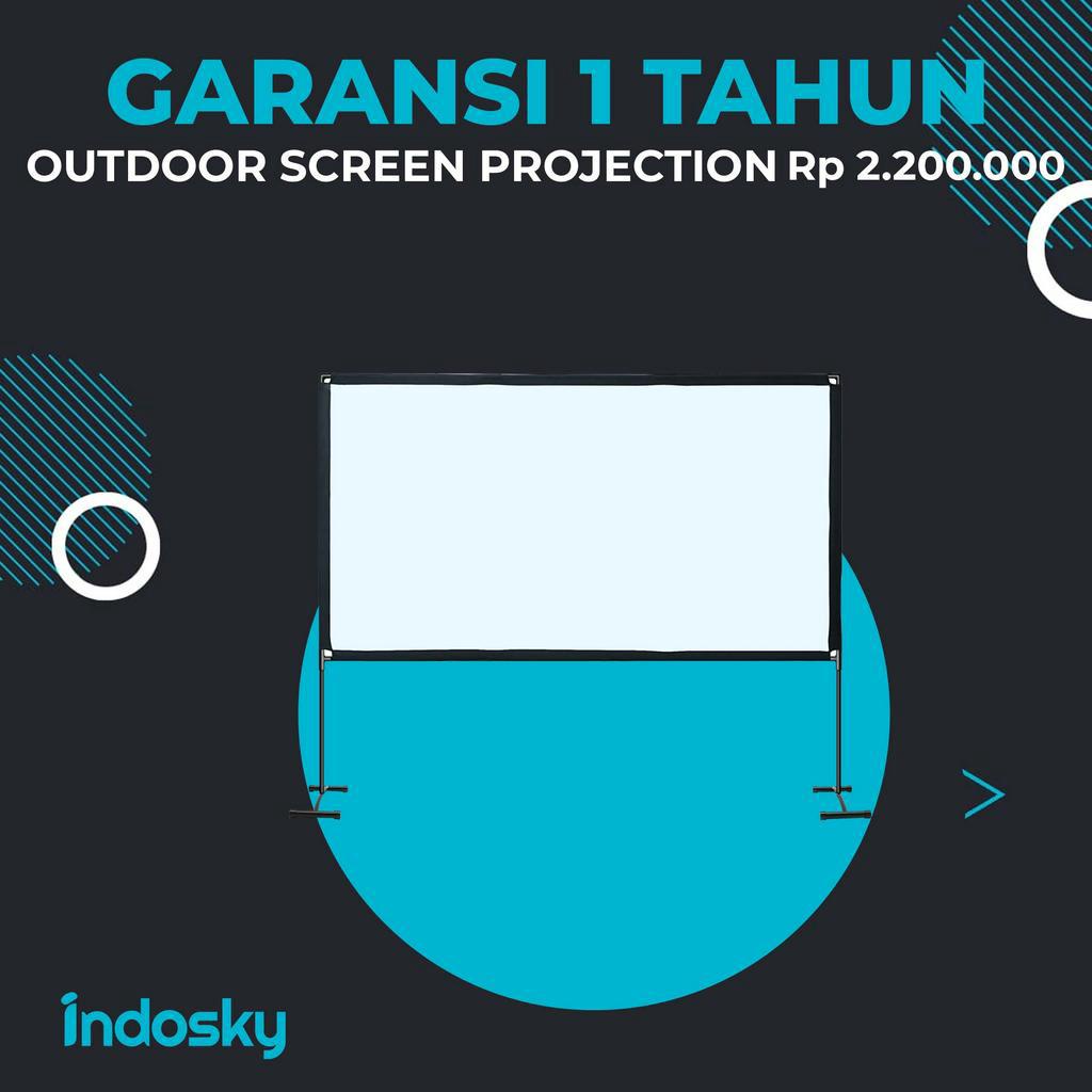 Jual [GARANSI 1 TAHUN] Layar Proyeksi Luar Ruangan 120" Inch | Outdoor ...