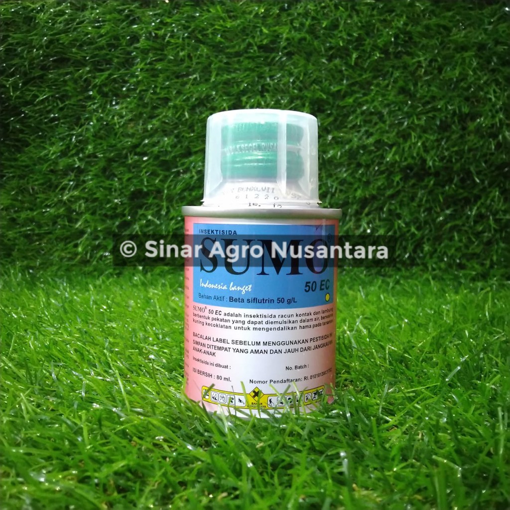 Jual Insektisida SUMO 50 EC 80ML Obat Hama Ulat grayak dan Orong-Orong ...