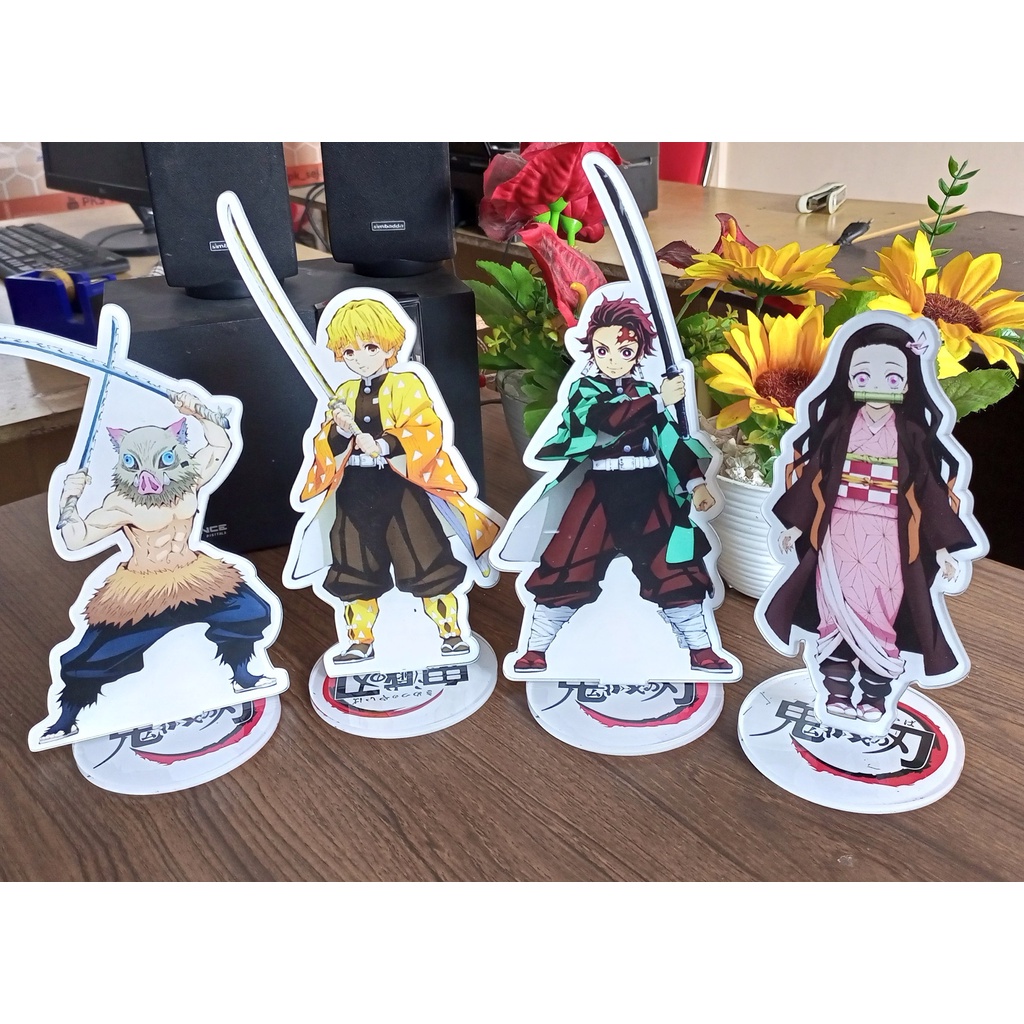 Jual Bc Stand Holder Akrilik Model Karakter Anime Kimetsu No Yaiba ...