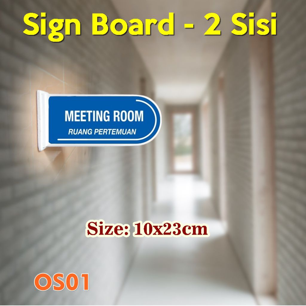 Jual Office Sign Board Papan Petunjuk Pintu Kantor Informasi Nama ...