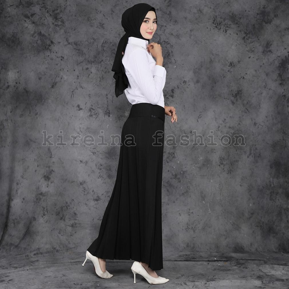 Jual Rok Kantor Plisket Wanita Rok Plisket Kantor Rok Panjang Wanita ...