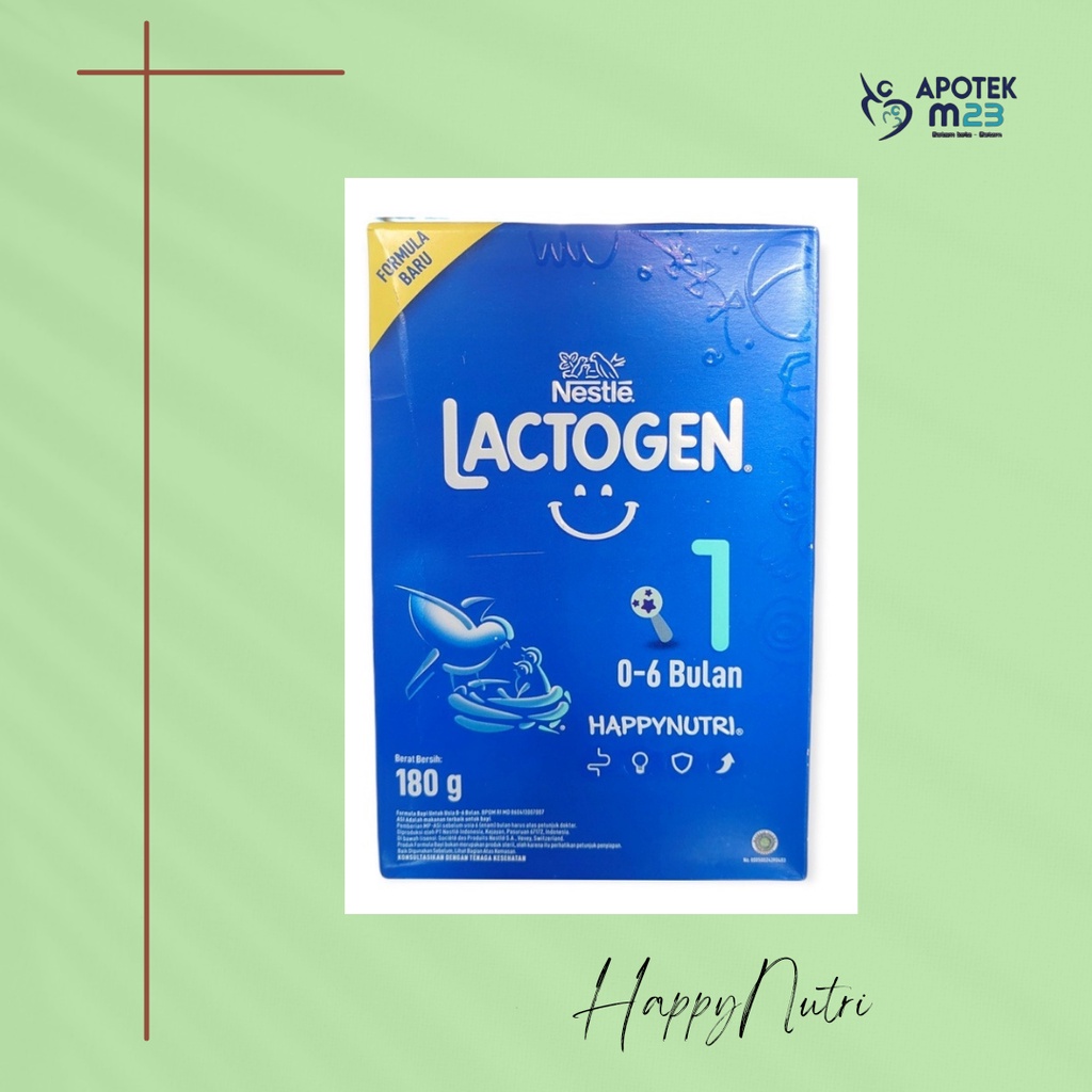 Jual Nestle Lactogen 1 Susu Formula 0-6 Bulan Box 180 gr | Shopee Indonesia