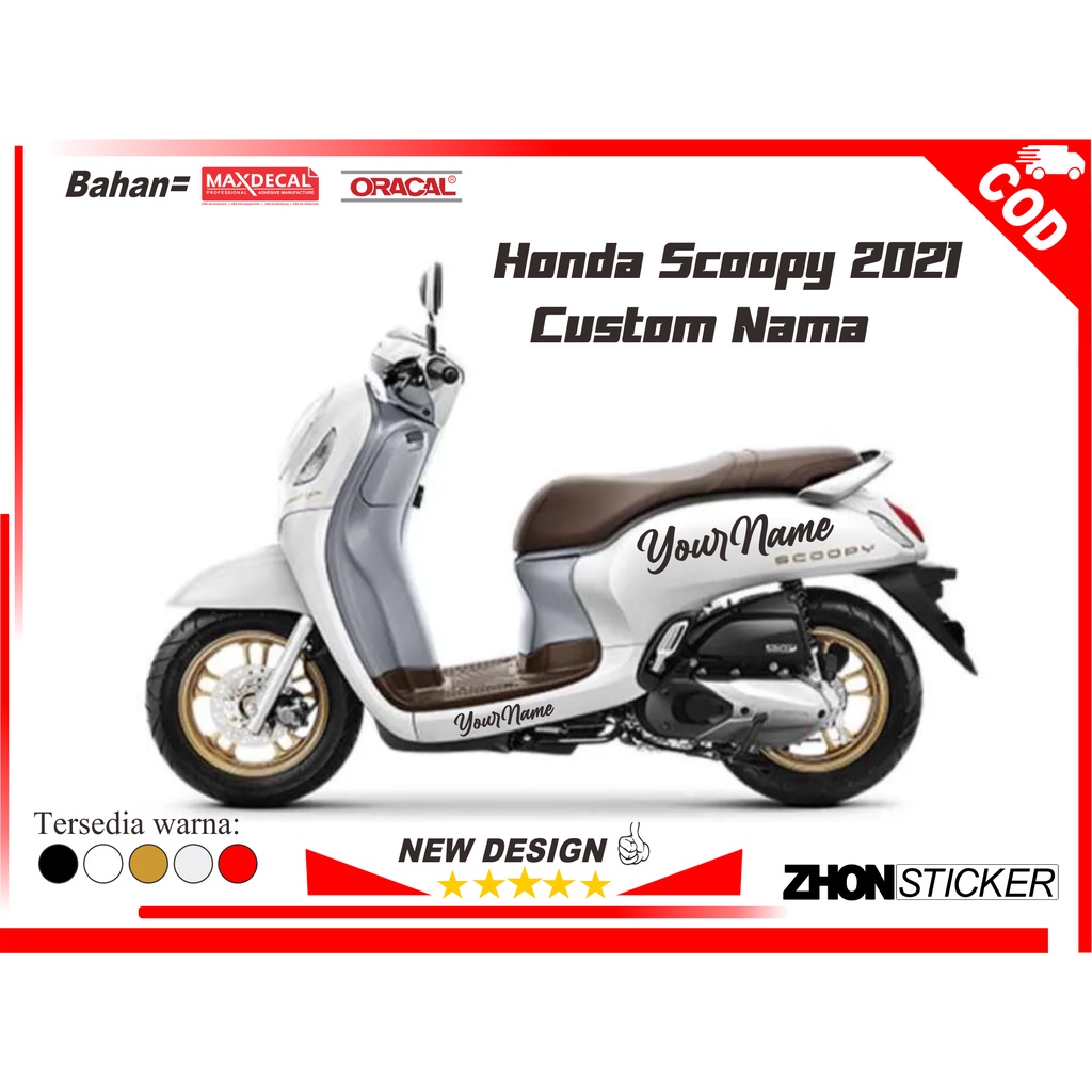 Jual CUTTING STICKER bikin tulisan/nama all body motor CUSTOM NAMA ...