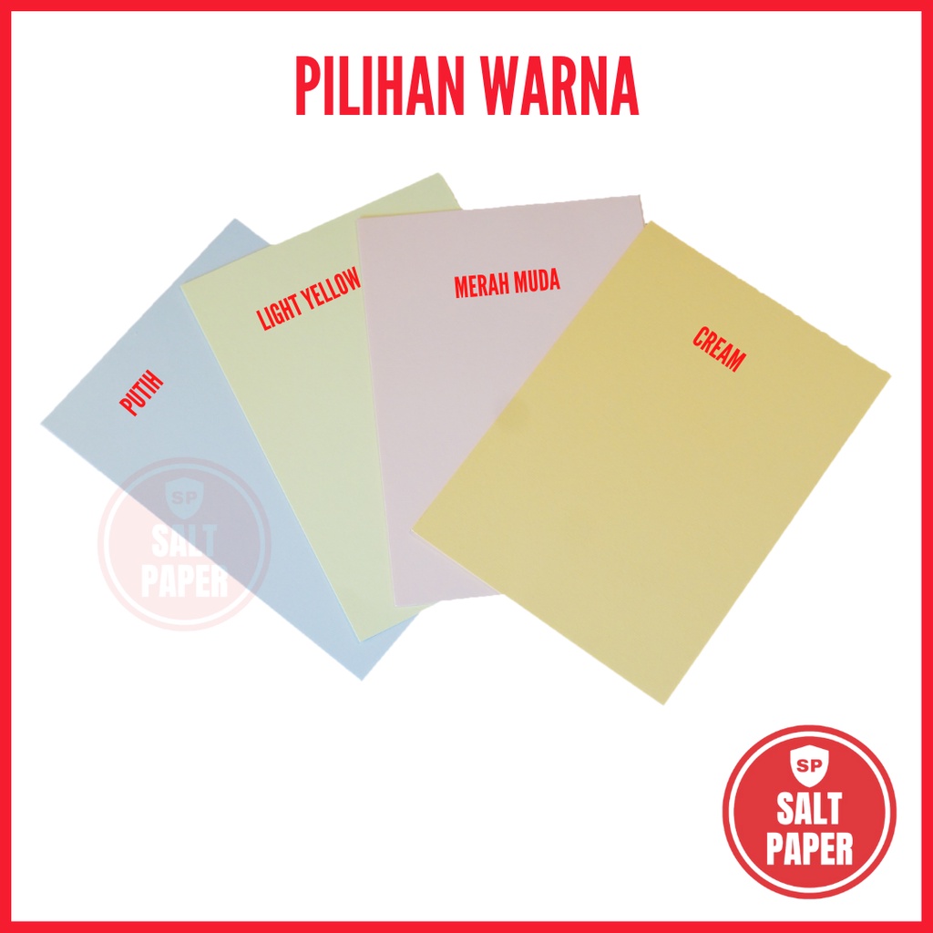 Jual [50 LBR] Kertas Concorde 90gr A4, F4, A5, A6, A3 & A3PLUS Kertas Concorde | Shopee Indonesia