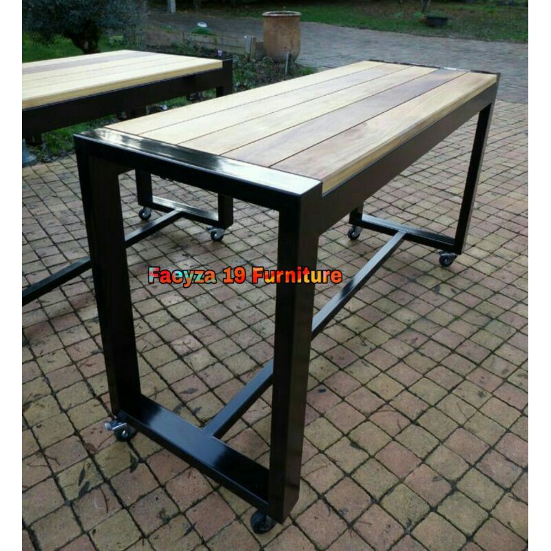 Jual Meja Bar/Meja Makan Roda | Shopee Indonesia