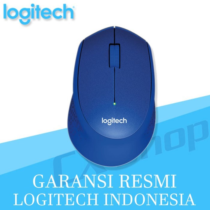 Jual Logitech M331 Silent Plus Wireless Mouse - Biru(Blue) | Shopee ...
