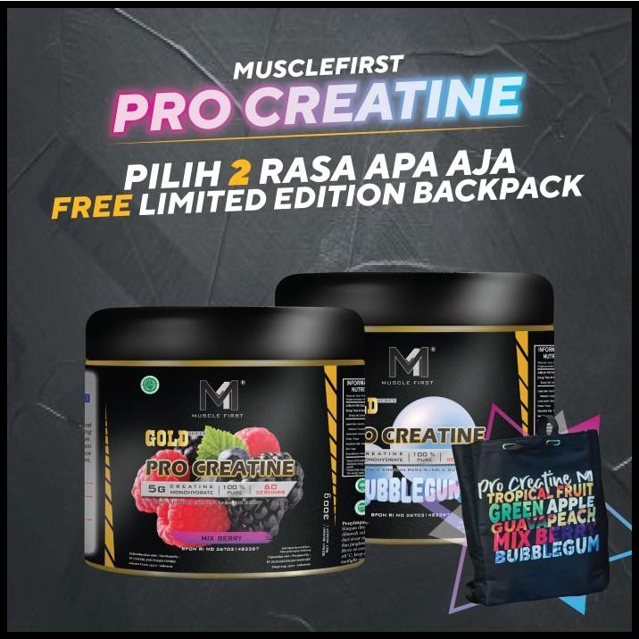 Jual Muscle First Pro Gold Creatine Murni Creakong Platinum Creatine ...