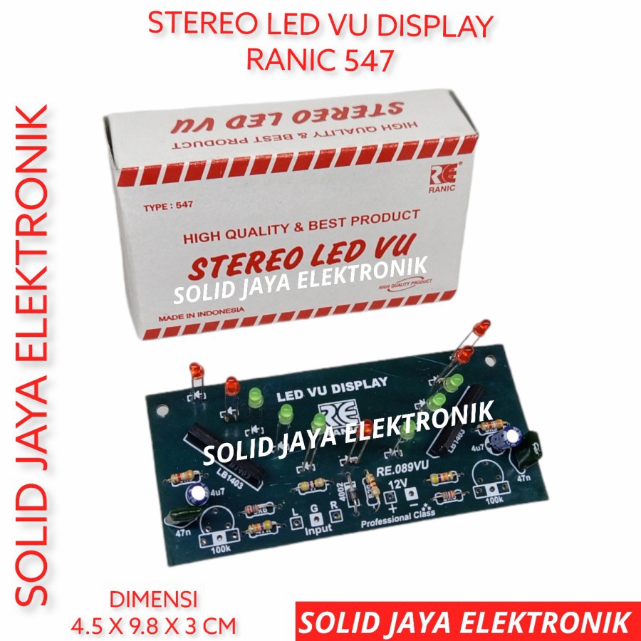 Jual LAMPU LED VU STEREO DISPLAY KIT 11 LAMPU LED VU STEREO AUDIO AMPLI ...