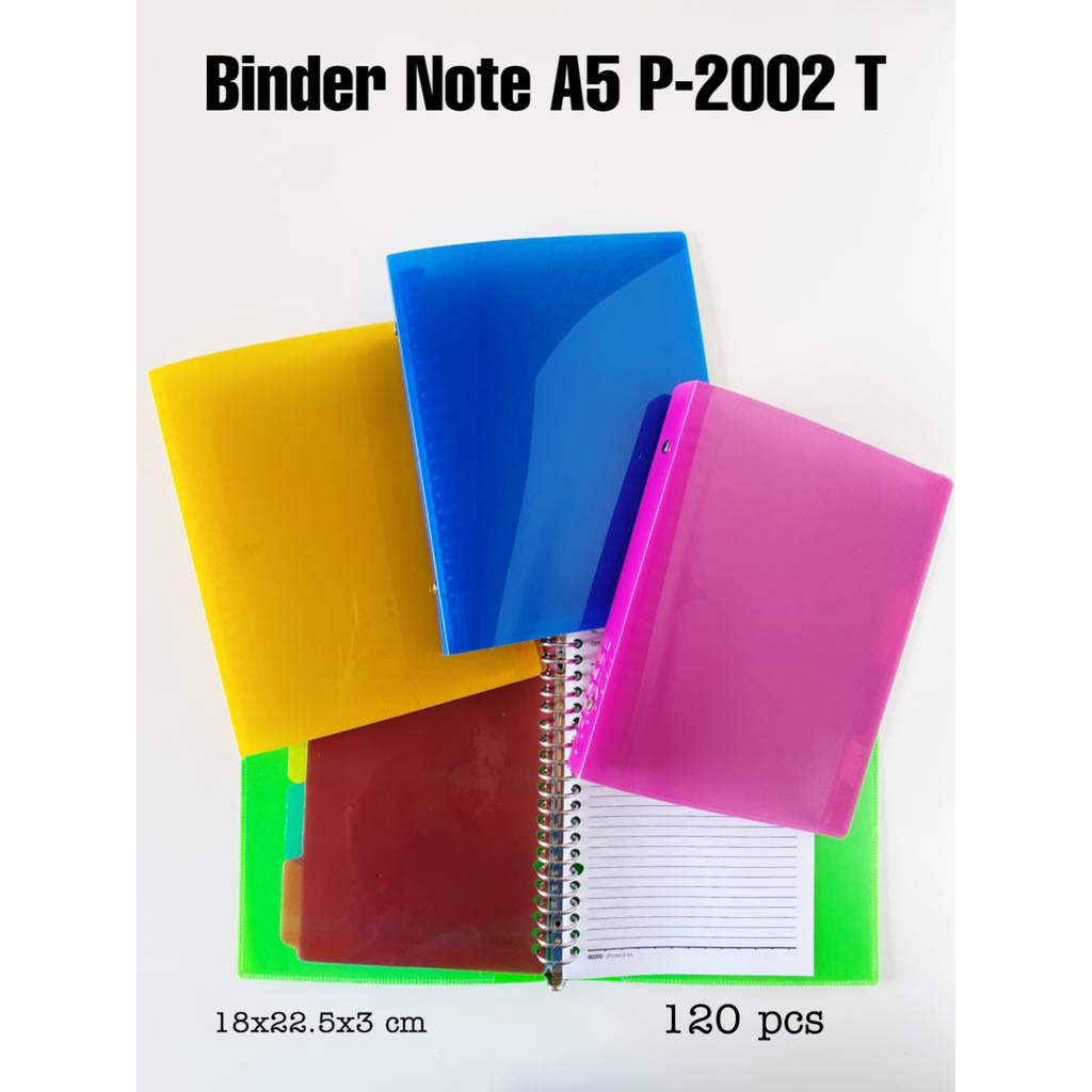 Jual GASTA MAP BINDER / BINDER NOTE POLOS TRANSPARANT DENGAN SLAVE A5 ...
