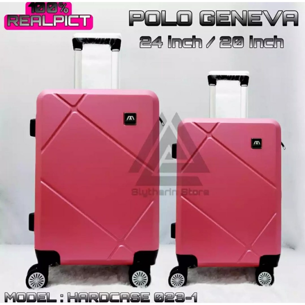 Jual Promo koper polo ukuran 24inch dan Koper SET 20+24INCH koper fiber ...