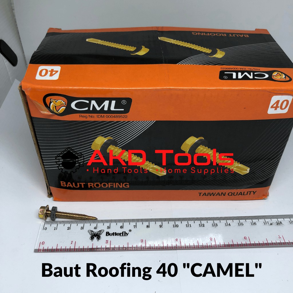 Jual (PER DUS) Baut Roofing / Skrup Sekrup Ruping / Rufing 2, 3, 4, 5 ...