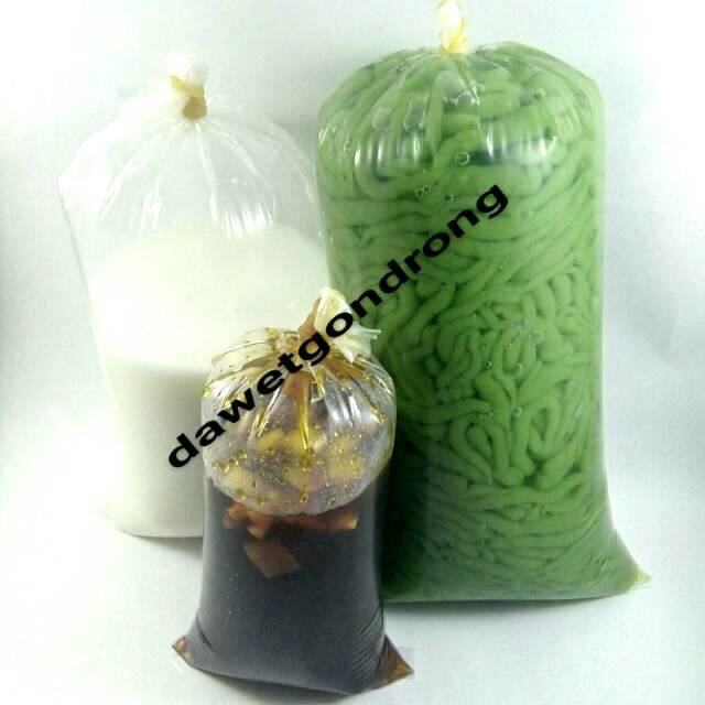 Jual Paket ES DAWET GONDRONG Cendol Ijo Tepung Beras | Shopee Indonesia