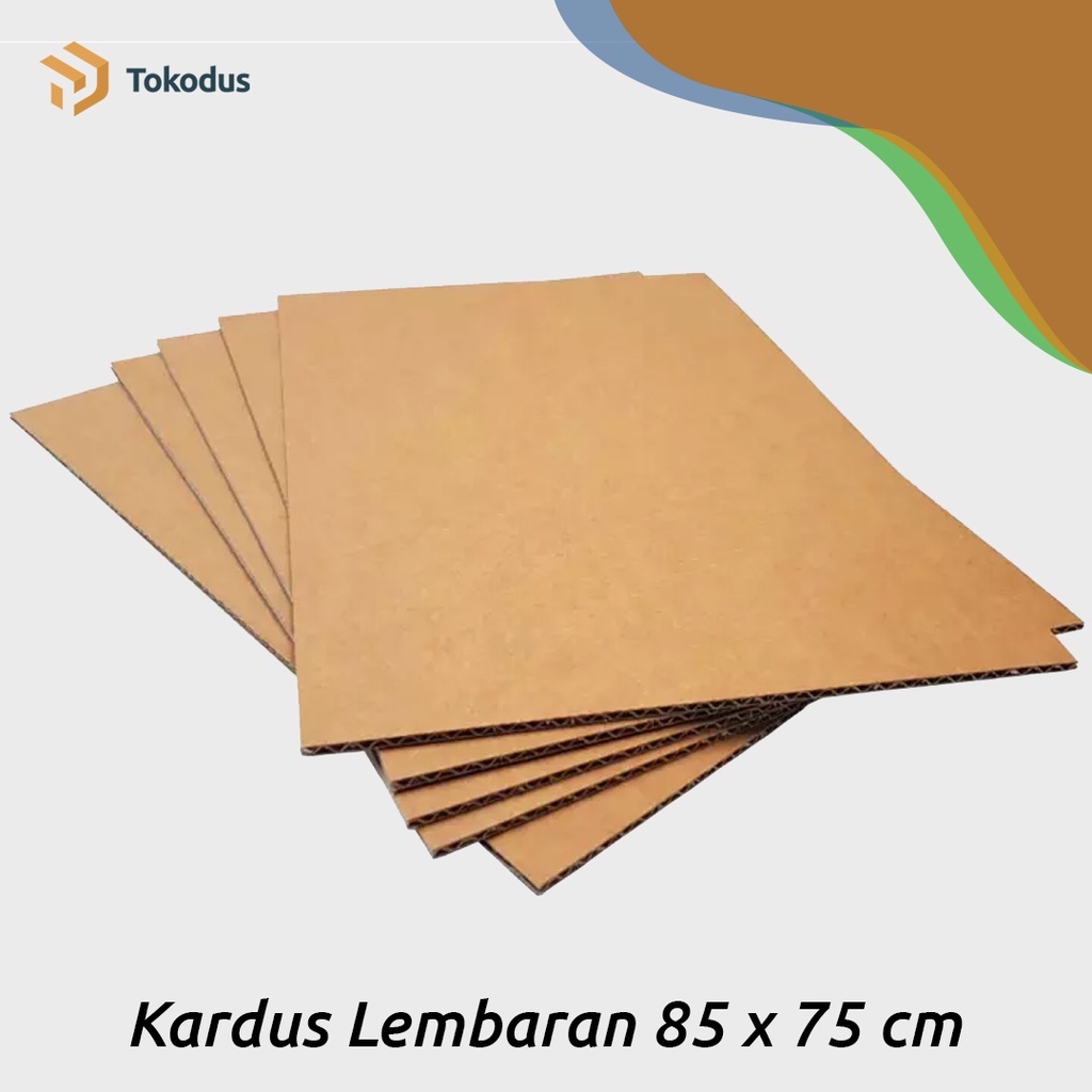 Jual Kardus Karton Lembaran 85 x 75 cm Sheet Single Wall Corrugated B ...