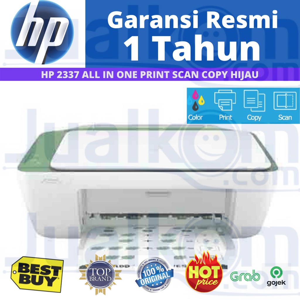 Jual HP DeskJet Ink Advantage 2337 All in One Printer Print Scan Copy | Shopee Indonesia